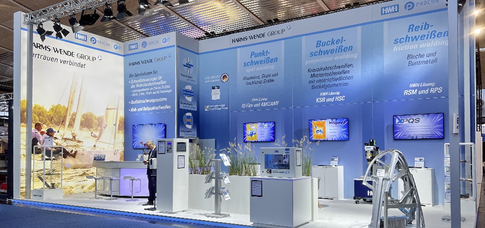 Messekonzept für Harms & Wende | SIGN+DESIGN Werbeagentur